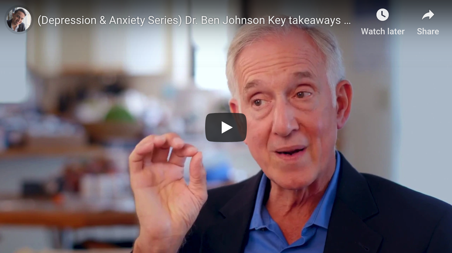 Dr. Ben Johnson Key Takeaways Pt 1 (Depression & Anxiety Series ...